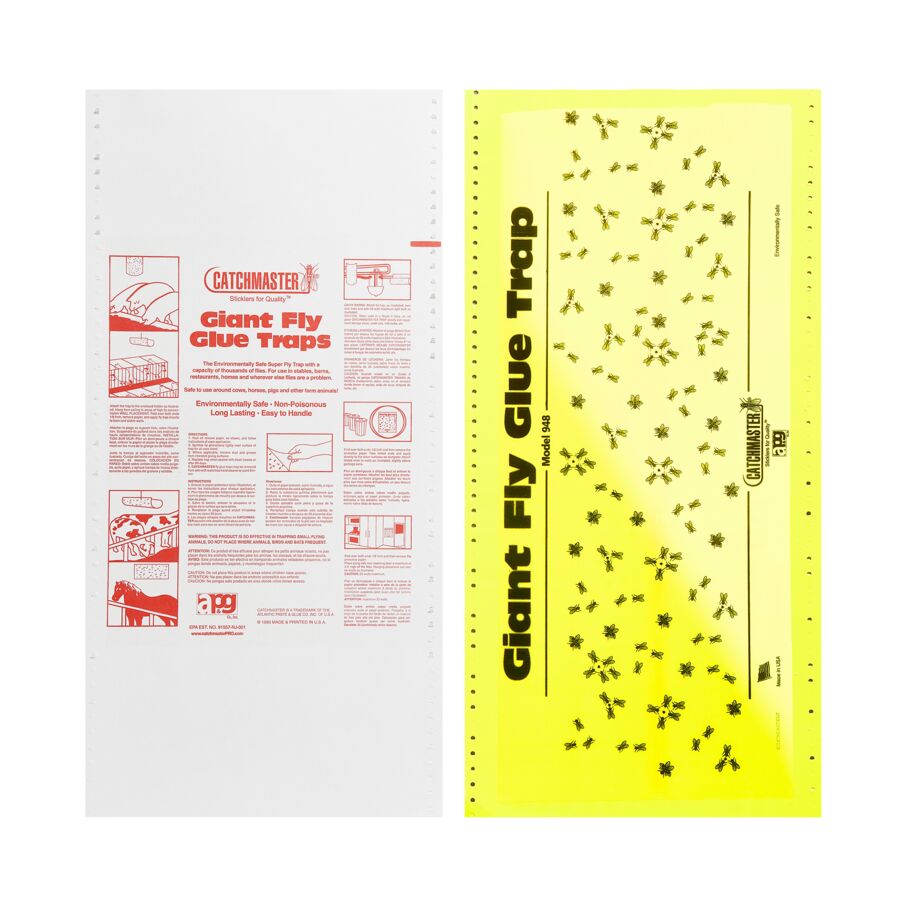 Giant Fly Glue Trap with Attractant, 48-Count – CatchmasterPRO
